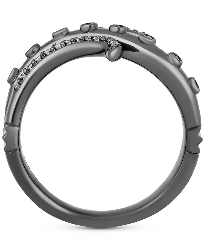 Enchanted Disney Fine Jewelry Diamond Ursula Ring (1/10 ct. t.w.) in ...