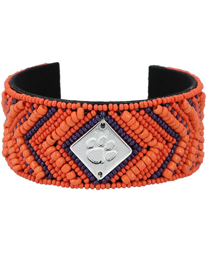 Emerson Street Clothing Co. Women's Clemson Tigers GOLDIE Bead Logo ...