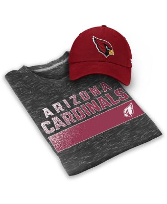 Men's Fanatics Heathered Gray, Cardinal Arizona Cardinals T-shirt and ...