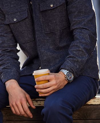 Citizen Eco-Drive Men's Chronograph Weekender Stainless Steel Bracelet ...