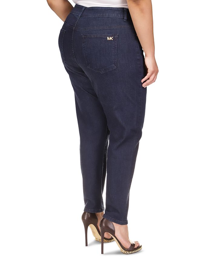 Michael Kors Plus Size Selma High Rise Skinny-Leg Jeans - Macy's