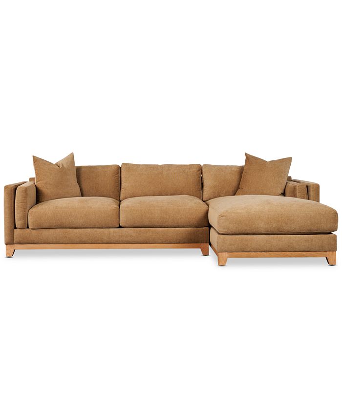 Furniture Estlin Fabric 2-Pc. Sectional, Created for Macy's - Macy's