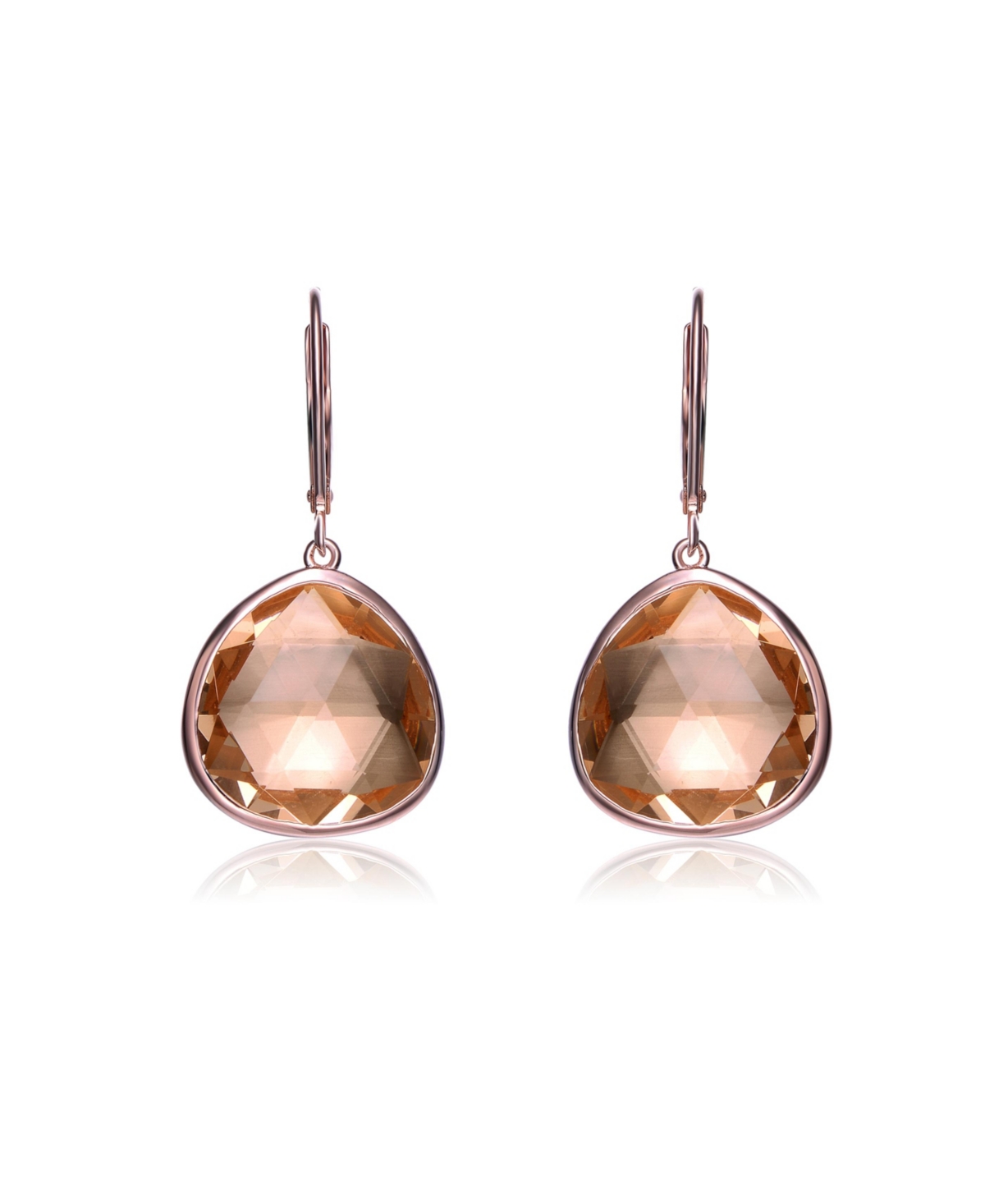 Click here for 18k Rose Gold Plated with Pink Cubic Zirconia Vint... prices