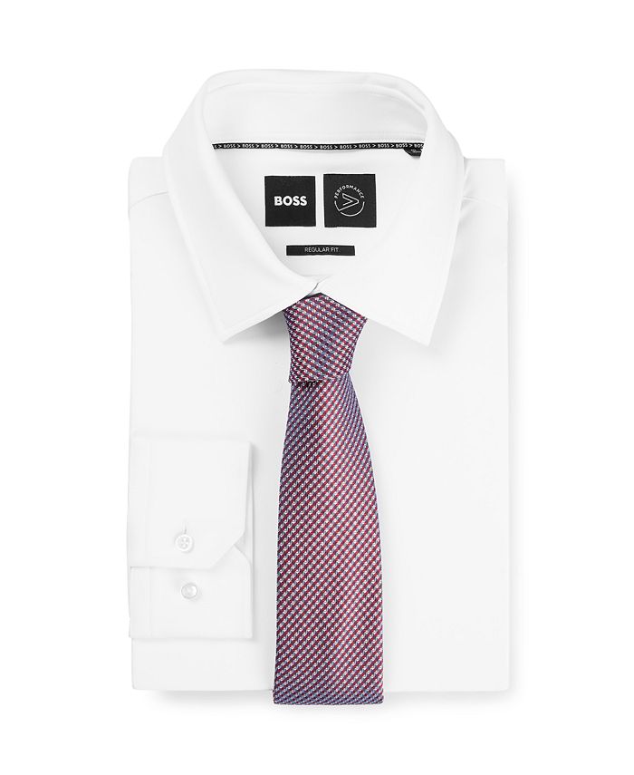 Hugo Boss Men's Jacquard Pattern Tie - Macy's
