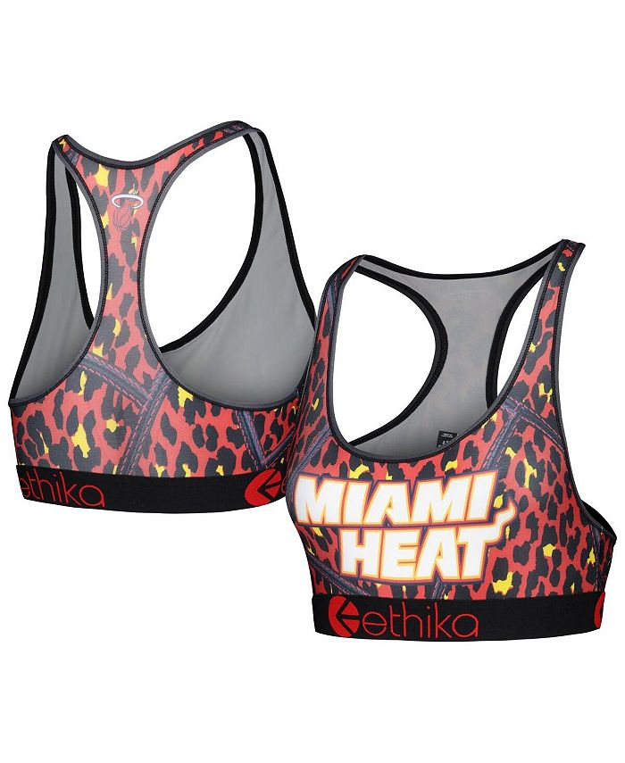 Ethika Women's Red Miami Heat Racerback Sports Bra - Macy's