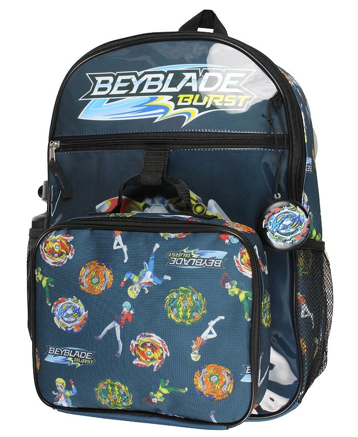Beyblade Burst Spinner Tops Backpack Lunch Bag Water Bottle Ice Pack 5 ...