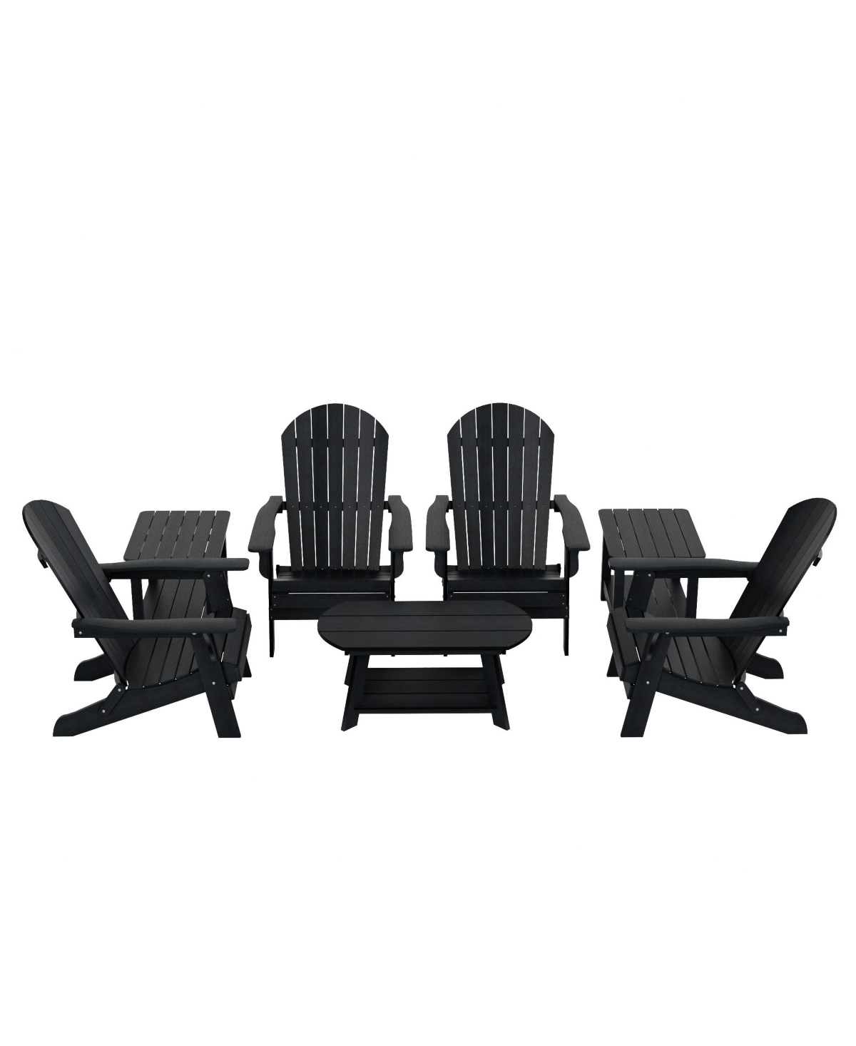 Click here for WestinTrends 7-Piece Outdoor Folding Adirondack Ch... prices