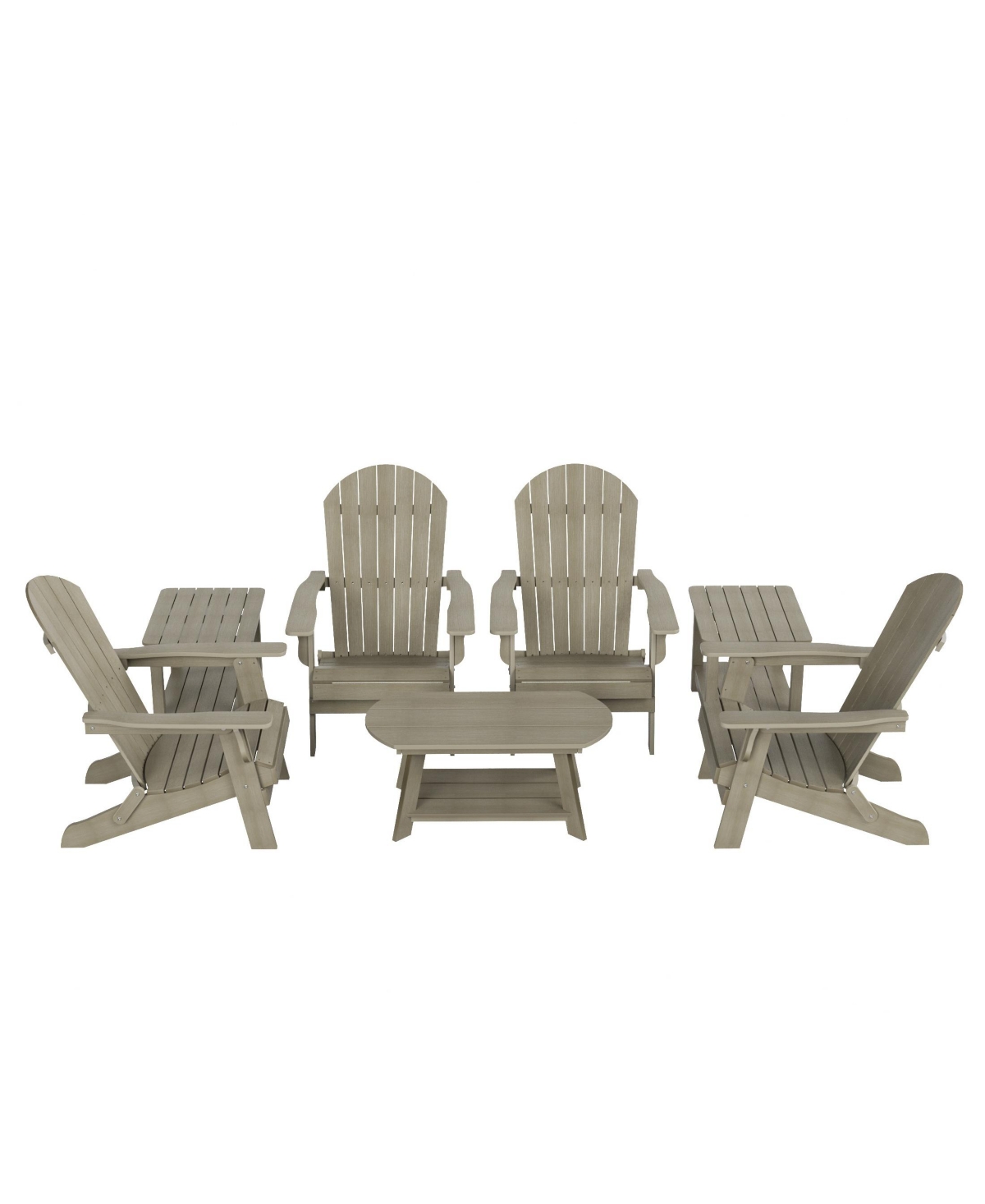 Click here for WestinTrends 7-Piece Outdoor Folding Adirondack Ch... prices