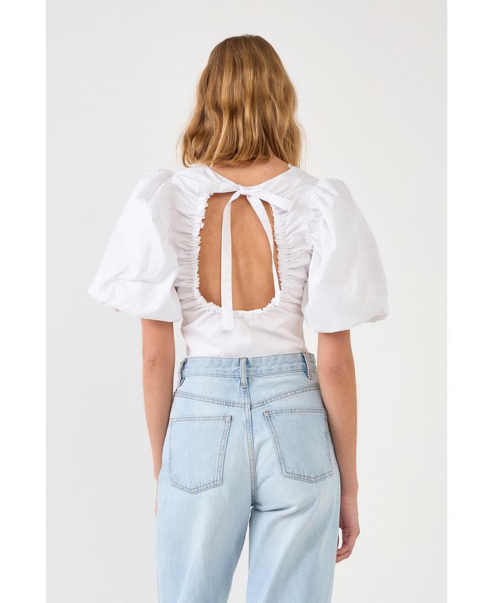 endless rose Women's Scrunchie Back Tied Top - Macy's