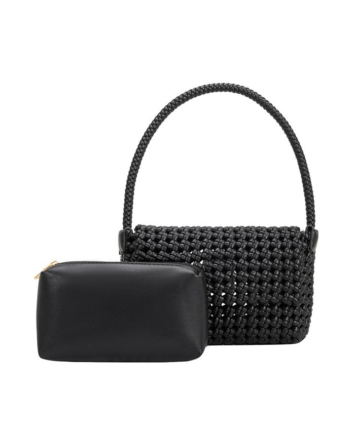 Melie Bianco Shelly Small Faux Leather Shoulder Bag Set, 2 Pieces - Macy's