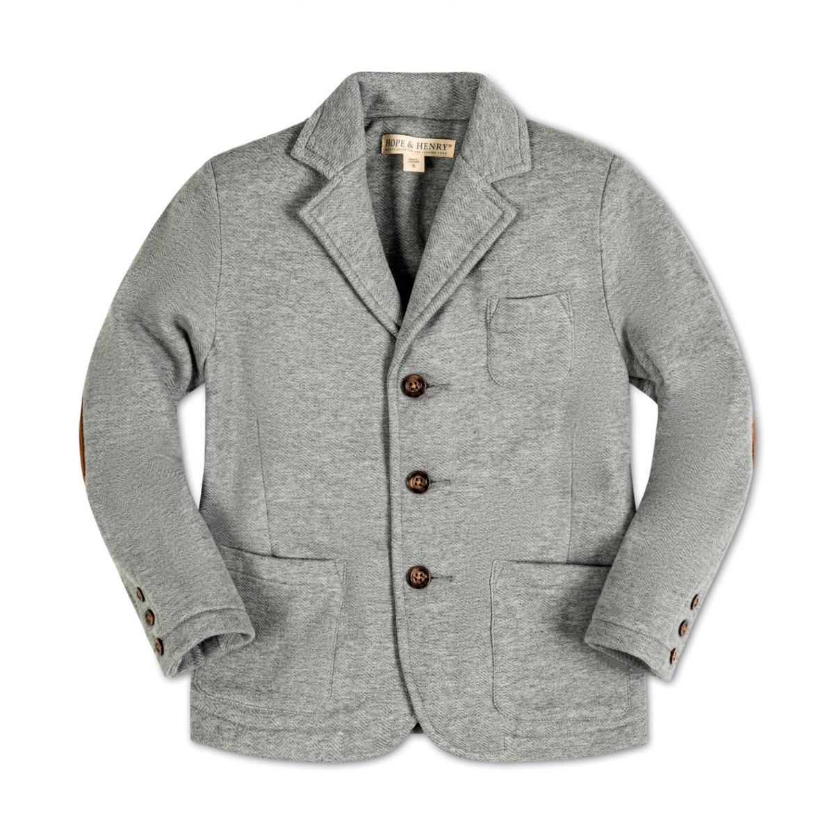 Click here for Hope & Henry Toddler Boys Fleece Suit Blazer - Gra... prices