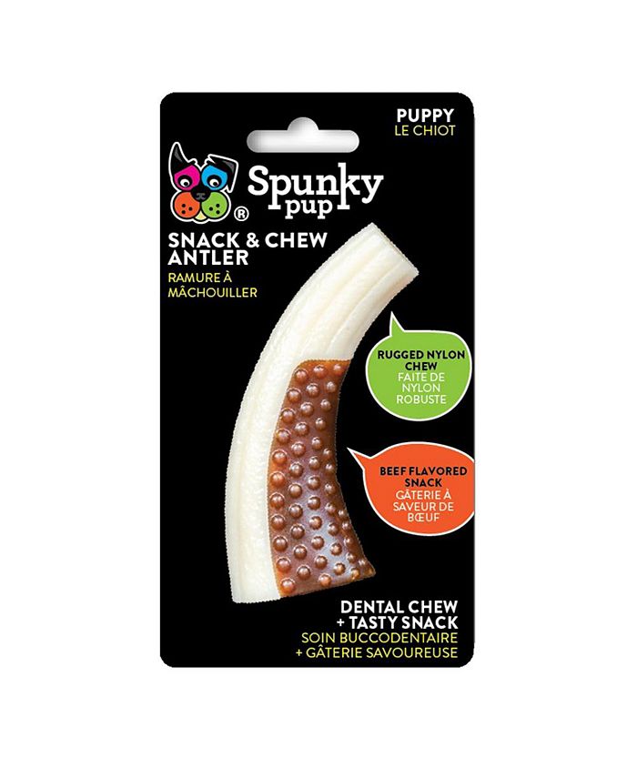 Spunky Pup Snack & Chew Antler (2-pack) - Dog Toy - Macy's