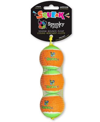 Spunky Pup Squeaky Tennis Ball (3-pack) - Dog Toy - Macy's