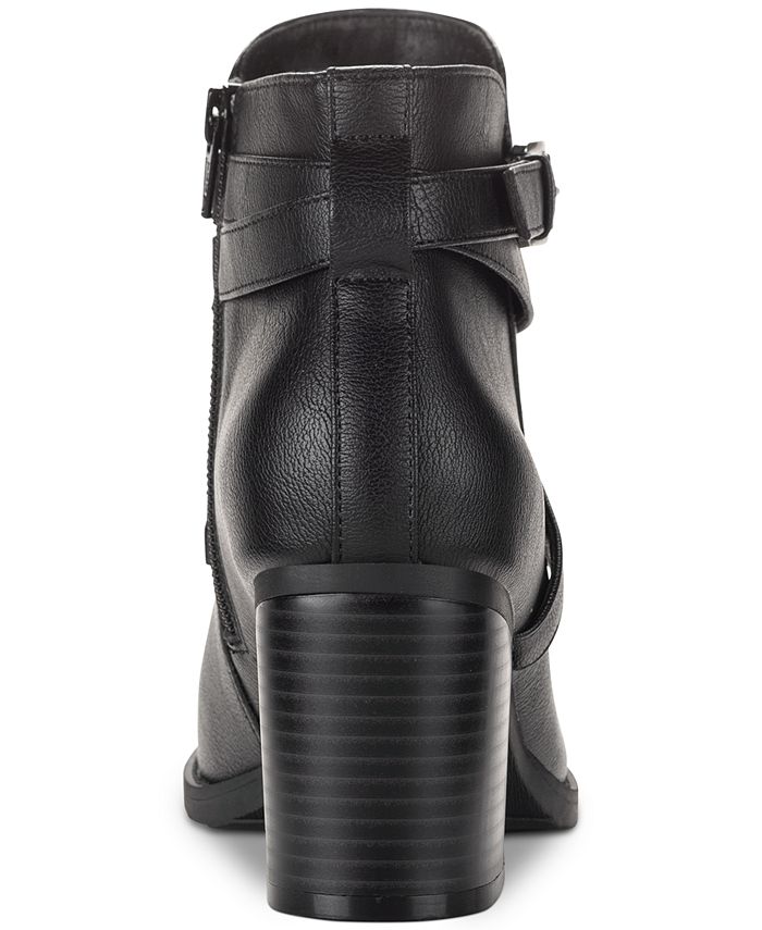 Style & Co Harmonyy Buckled Dress Booties, Created for Macy's - Macy's