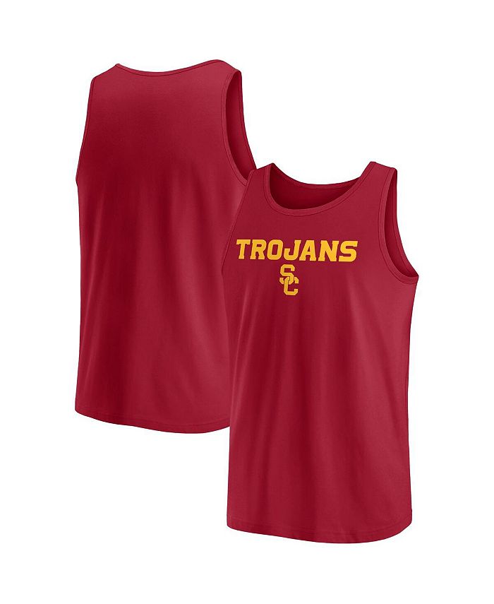 Fanatics Men's Cardinal USC Trojans Block Arch Tank Top - Macy's