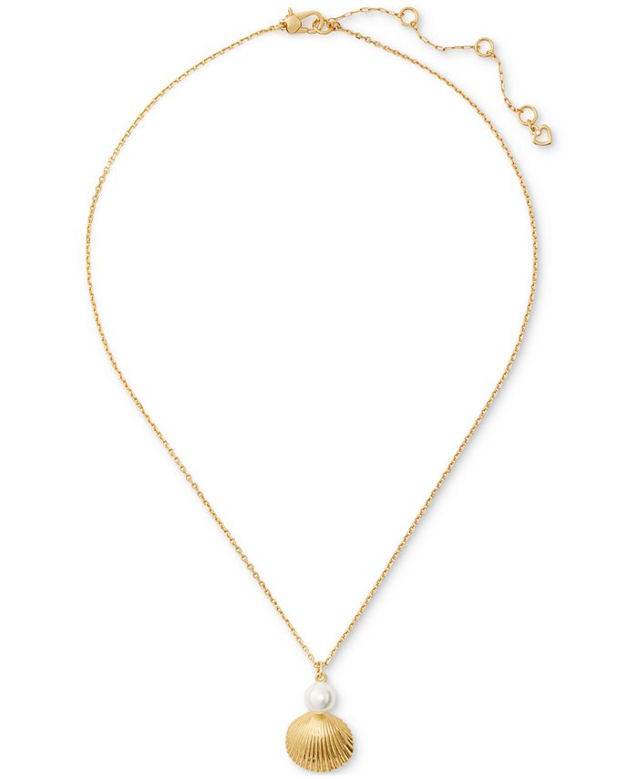 kate spade new york Gold-Tone Reef Treasure Imitation Pearl & Shell ...