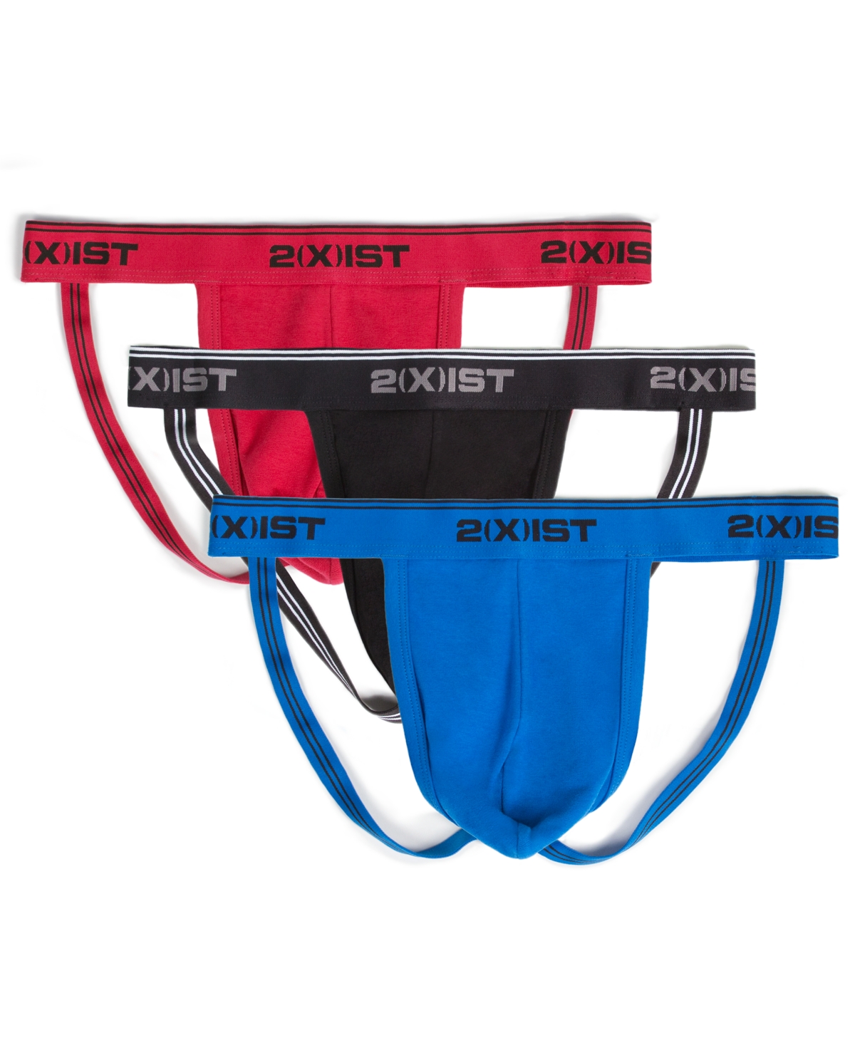 Click here for 2(x)ist Mens Cotton Stretch Jock Strap 3-Pack - Re... prices