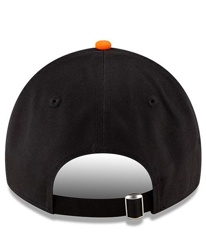 New Era Men's Black, Orange Houston Dynamo 9TWENTY Adjustable Hat - Macy's