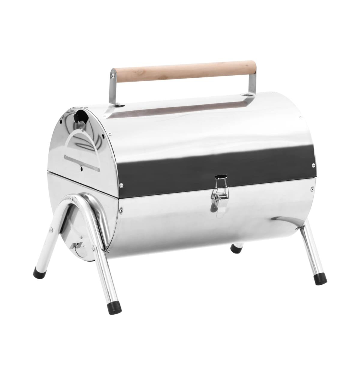 Click here for vidaXL Portable Tabletop Charcoal Bbq Grill Stainl... prices