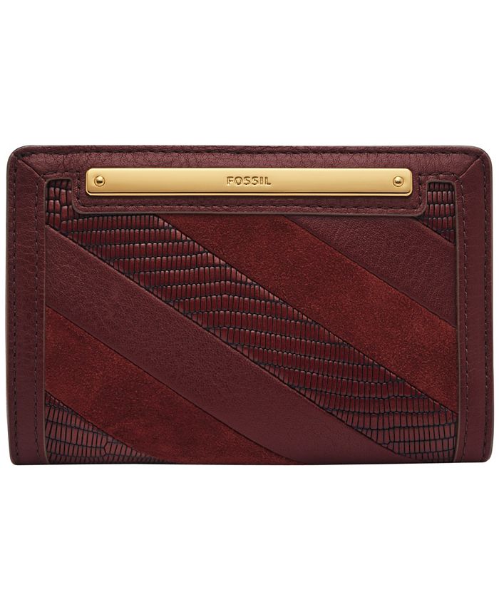 Fossil Liza Leather Multifunction Wallet - Macy's