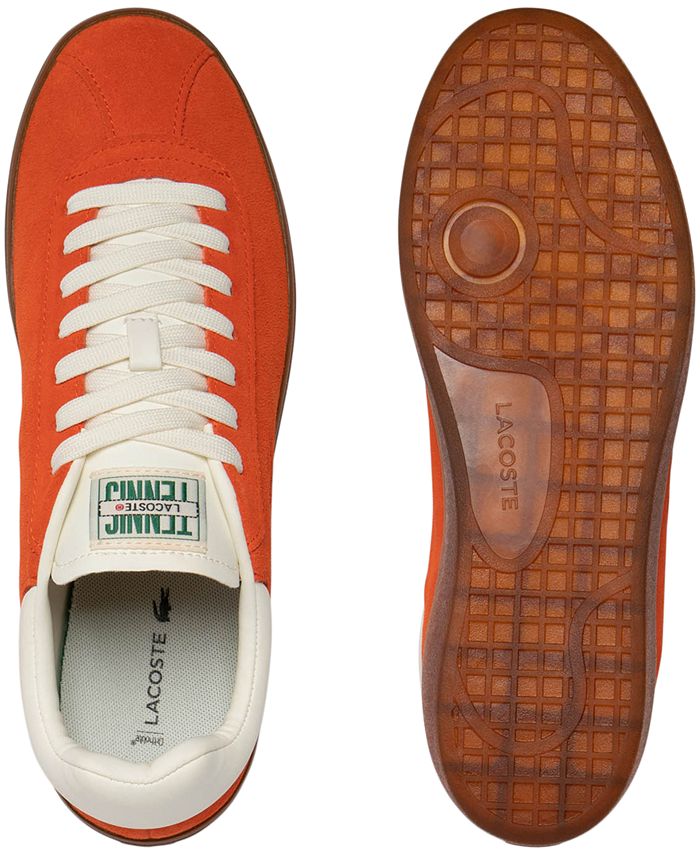 Lacoste Men's Baseshot Lace-Up Court Sneakers - Macy's