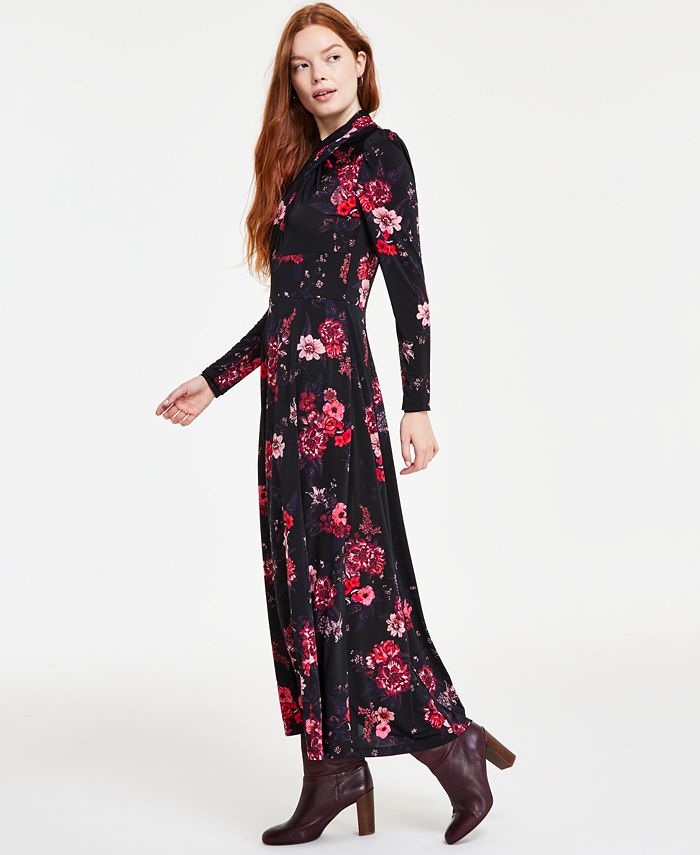 RACHEL Rachel Roy Women's Harland Floral-Print A-Line Dress - Macy's
