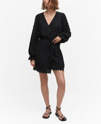 MANGO Women's Cord Textured Dress - Macy's