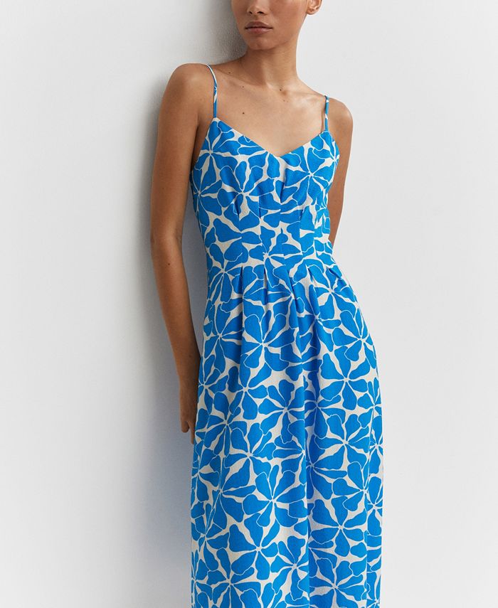 MANGO Women's Spaghetti Strap Dress - Macy's