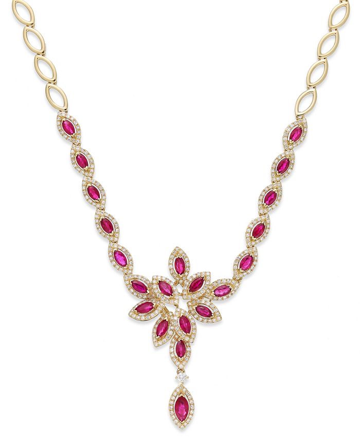 EFFY Collection Ruby Royalé by EFFY® Ruby (3-1/2 ct. t.w.) and Diamond ...