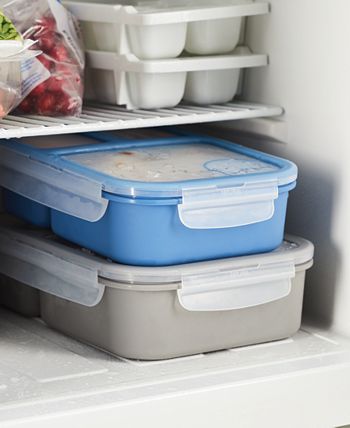 Lock n Lock On The Go Meals Three Compartment Divided Lunch Container ...