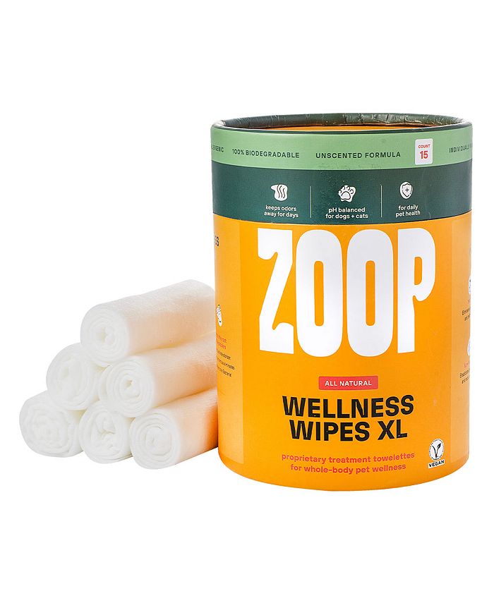 Zoop Wellness Pet Wipes XL - Whole Body Health and Pet Hygiene - For ...