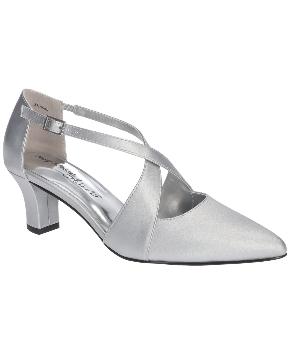 Click here for Easy Street Womens Elegance Cross Strap Front Pump... prices