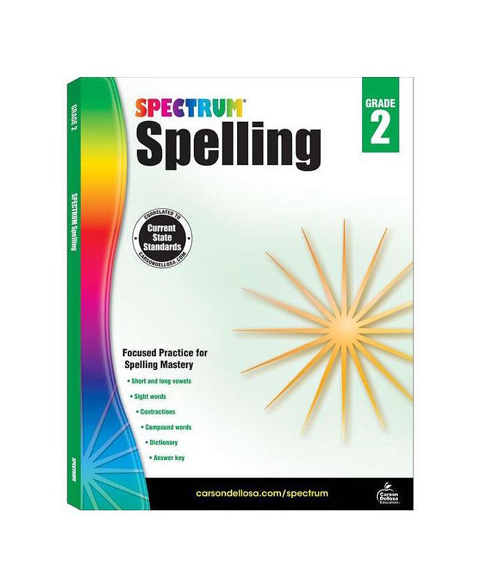 Barnes & Noble Spectrum Spelling, Grade 2 by Spectrum Compiler - Macy's