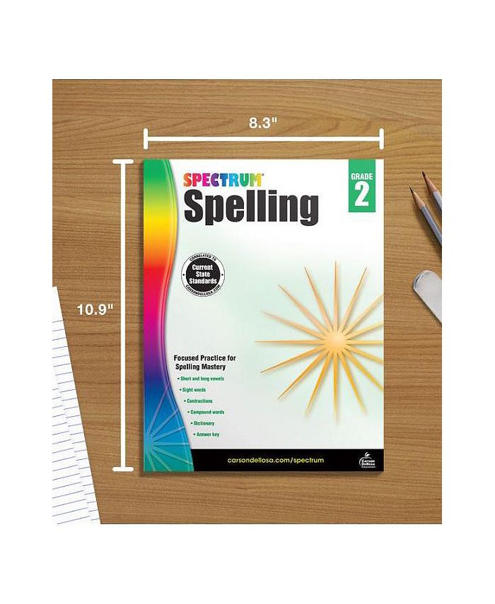 Barnes & Noble Spectrum Spelling, Grade 2 by Spectrum Compiler - Macy's