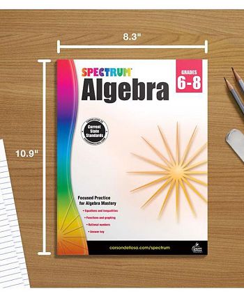 Barnes & Noble Spectrum Algebra, Grades 6-8 by Spectrum Compiler - Macy's