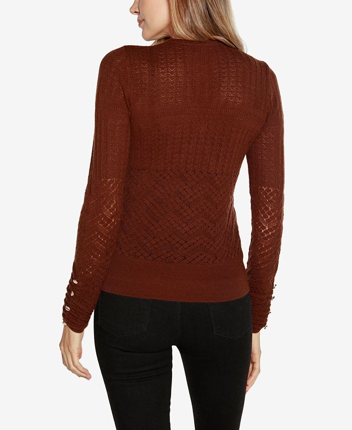 Belldini Black Label Women's V-neck Surplice Sweater - Macy's