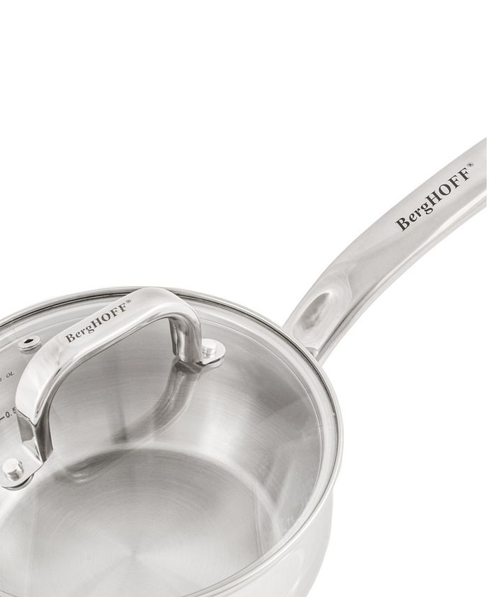 BergHOFF Belly 18/10 Stainless Steel 7 Piece Starter Cookware Set - Macy's