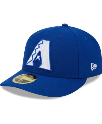 Men's New Era Royal Arizona Diamondbacks White Logo Low Profile 59FIFTY ...