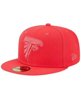 Men's New Era Red Atlanta Falcons Color Pack Brights 59FIFTY Fitted Hat ...