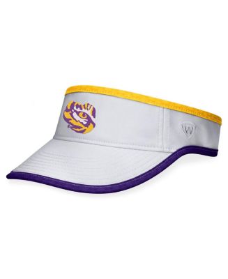 Men's Top of the World White LSU Tigers Daybreak Adjustable Visor - Macy's