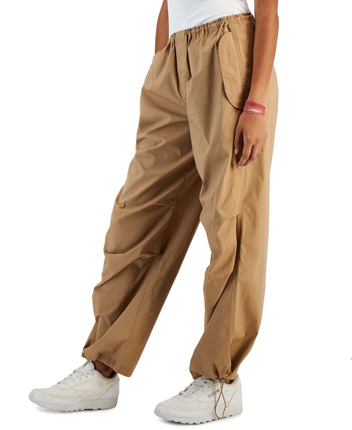 Vanilla Star Juniors' Bungee-Hem Parachute Pants - Macy's