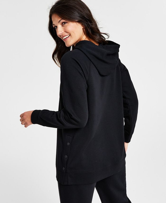 ID Ideology Women's Relaxed Hooded Fleece Sweatshirt, Created for Macy ...