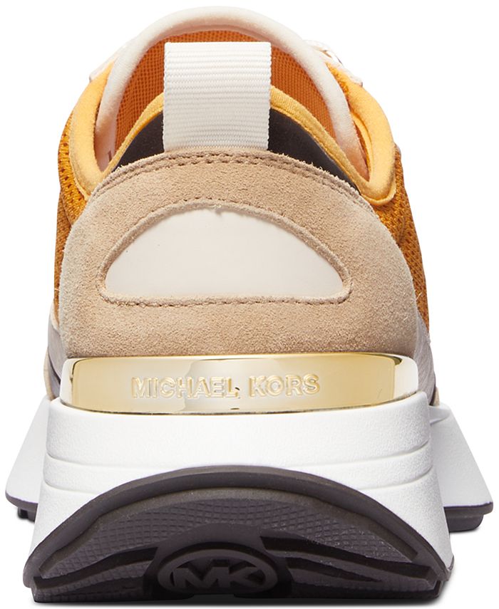 Michael Kors Women's Flynn Sporty Lace-Up Trainer Running Sneakers - Macy's