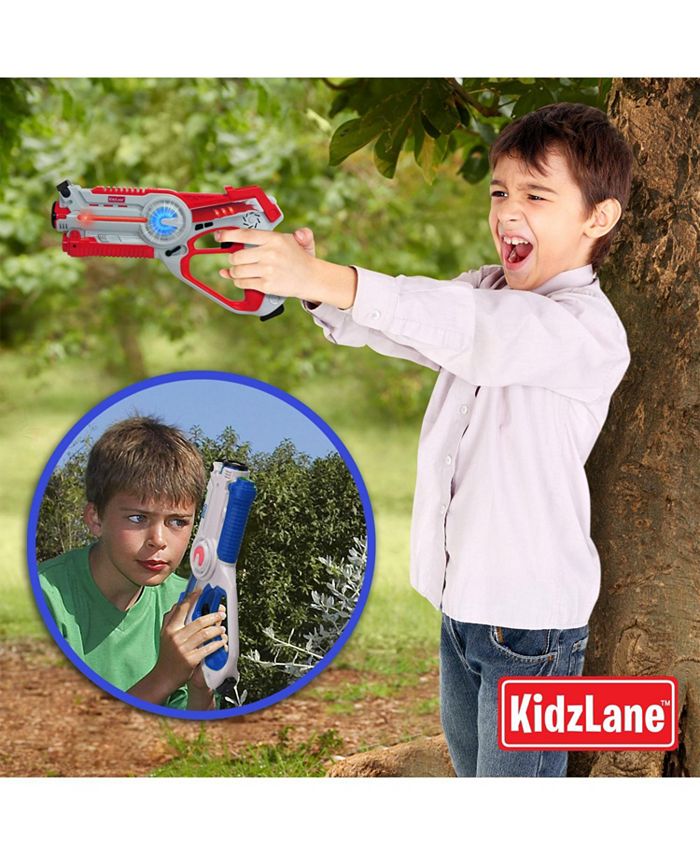 Kidzlane Infrared Laser Tag Game - Set of 2 Red / Blue - Infrared Lazer ...