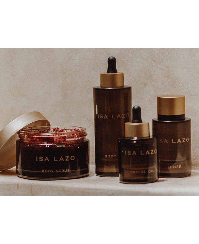 ISA LAZO Product Set Face Oil, Body Oil, Toner, Body Exfoliant - Macy's