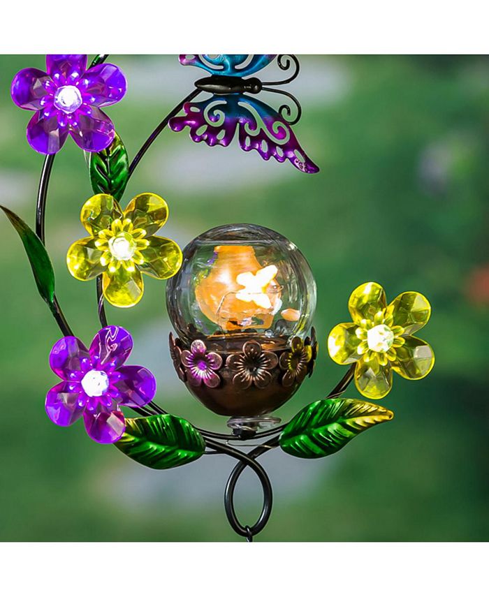 Evergreen Solar Butterfly Hanging Garden Decor - Macy's