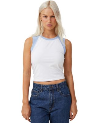 COTTON ON Women's Raglan Muscle Tank Top - Macy's