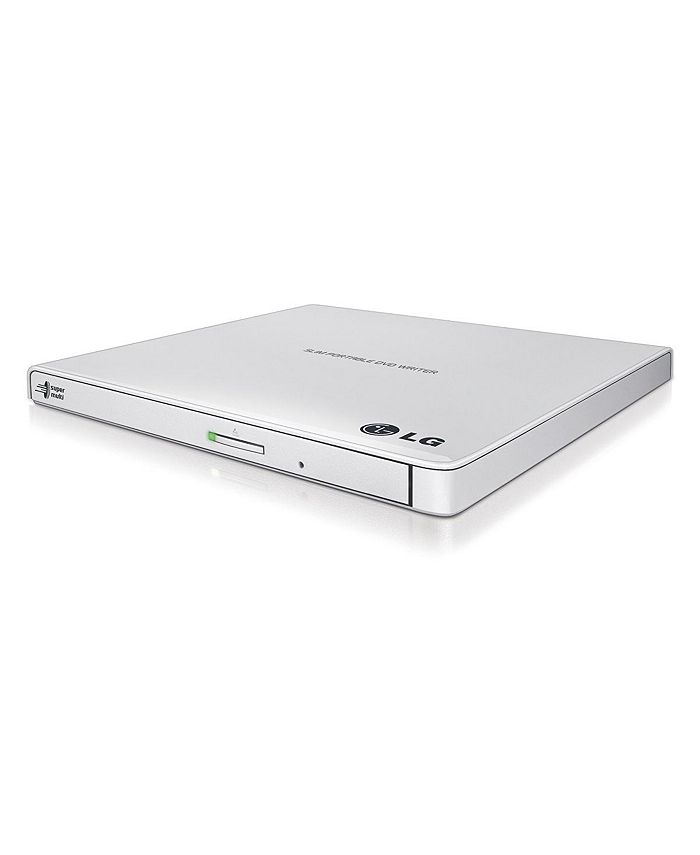 LG Electronics External Slim Writer DVDRW 8X USB White with Cyberlink ...
