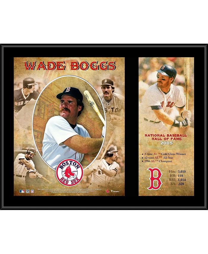 Fanatics Authentic Wade Boggs Boston Red Sox 12" x 15" Hall of Fame ...