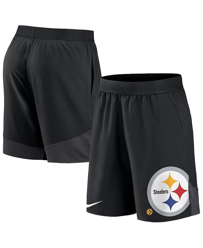 Nike Men's Black Pittsburgh Steelers Stretch Performance Shorts - Macy's